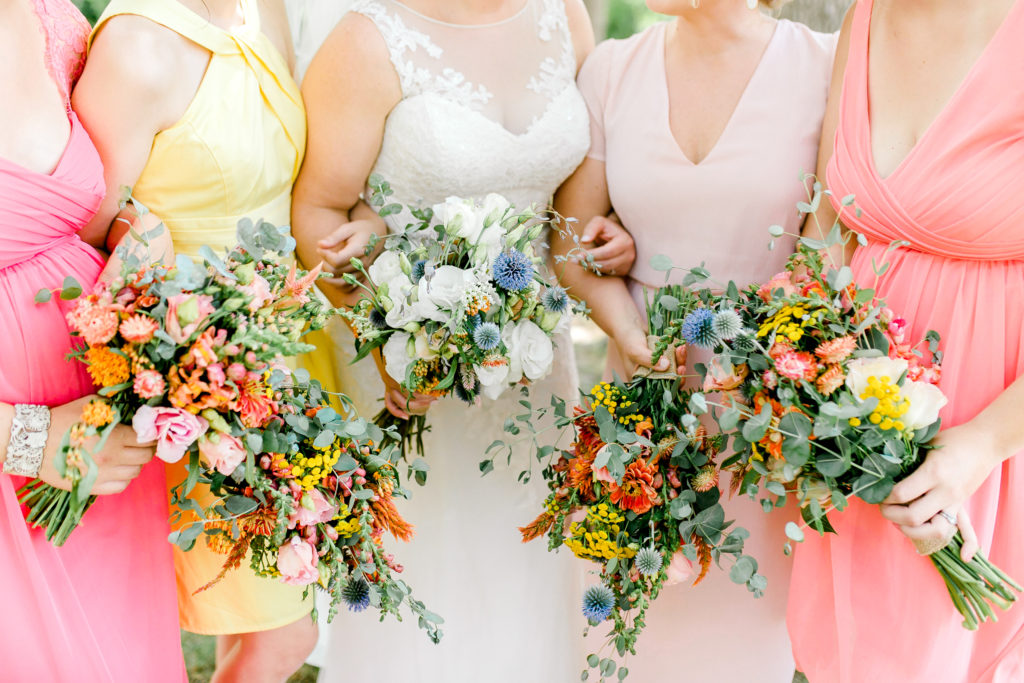 Emricson Park in Woodstock IL romantic summer wedding