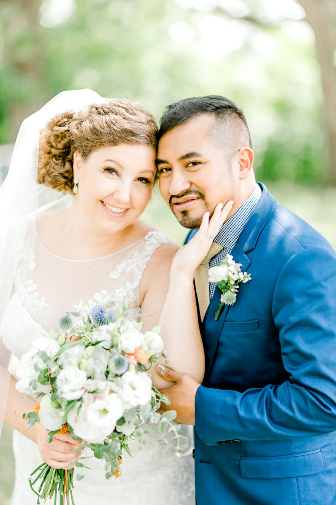 Emricson Park in Woodstock IL romantic summer wedding