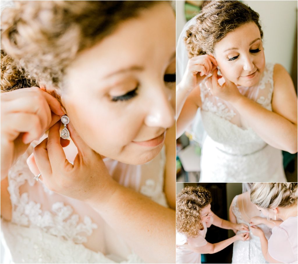 Emricson Park in Woodstock IL romantic summer wedding