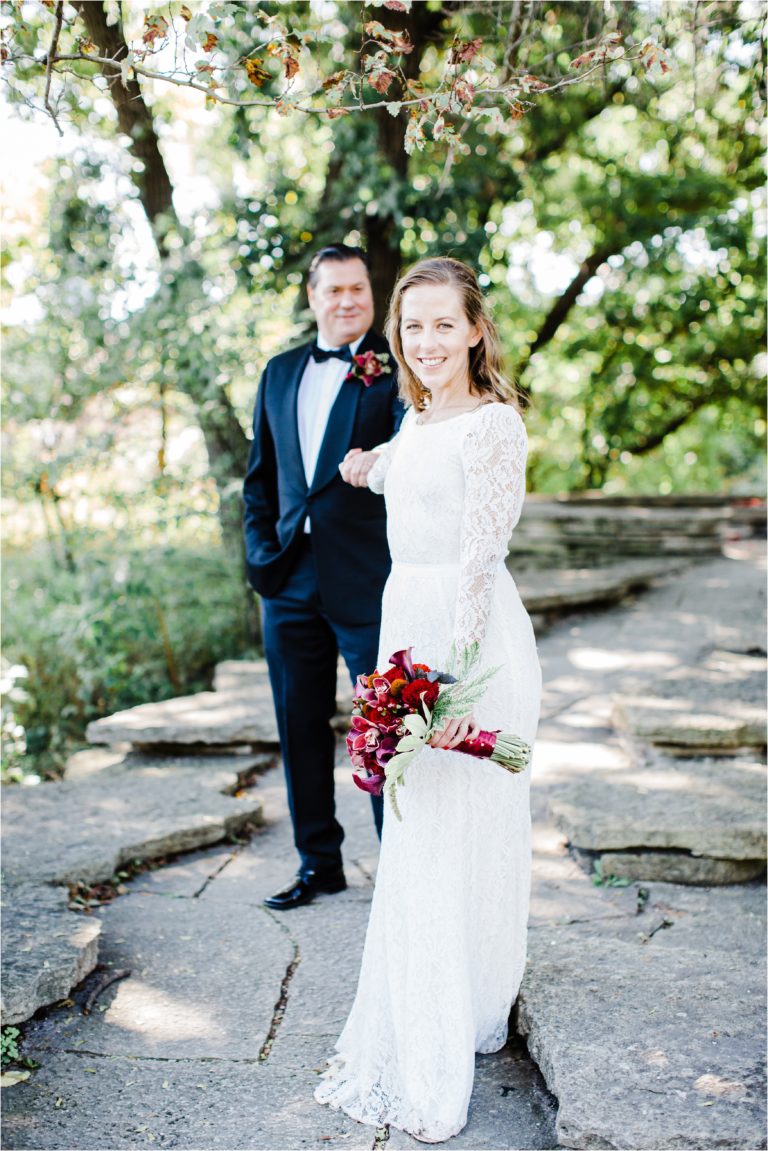 Lily Pool intimate wedding ceremony