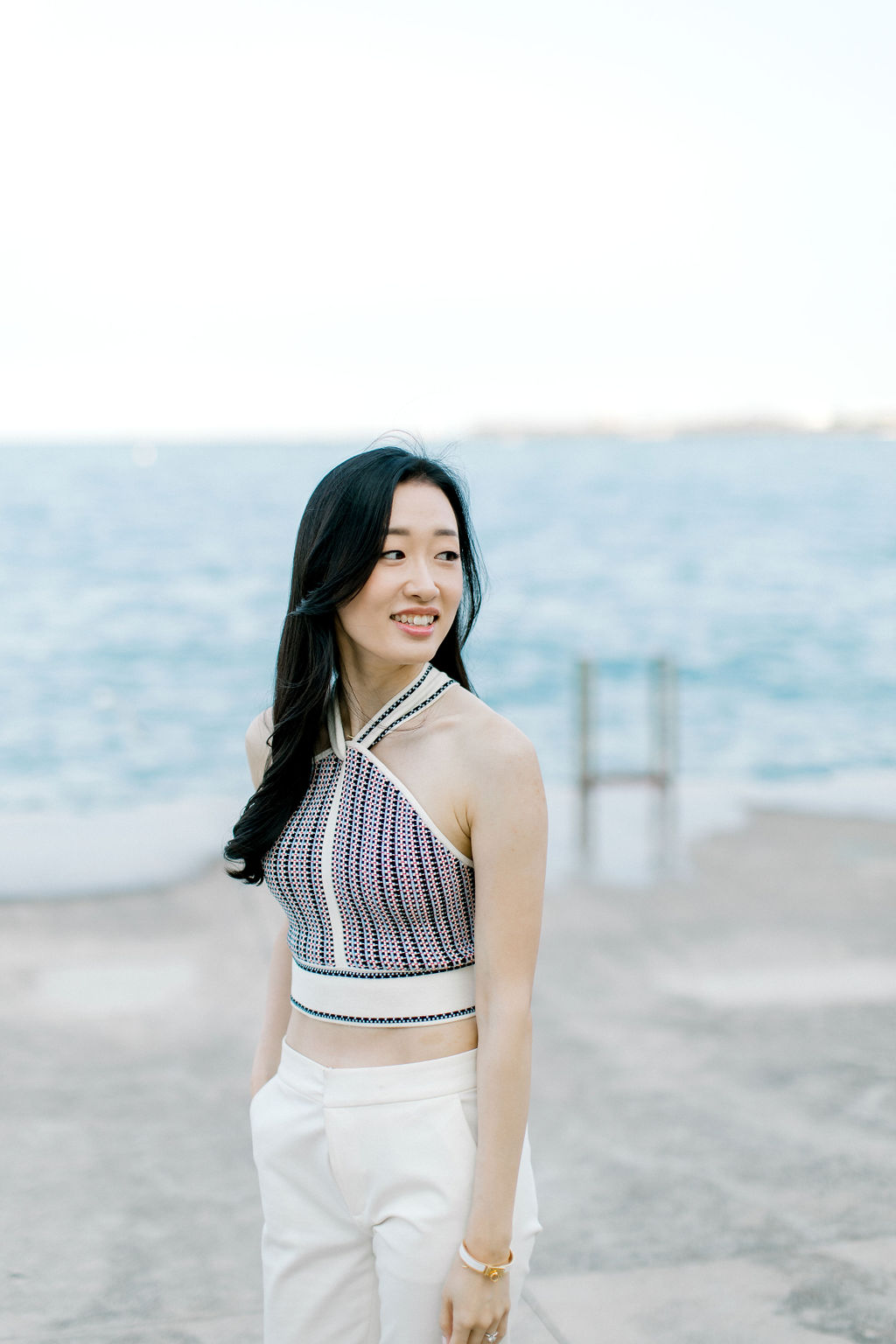 North Ave and Wrigley Building Chicago Engagement Session
