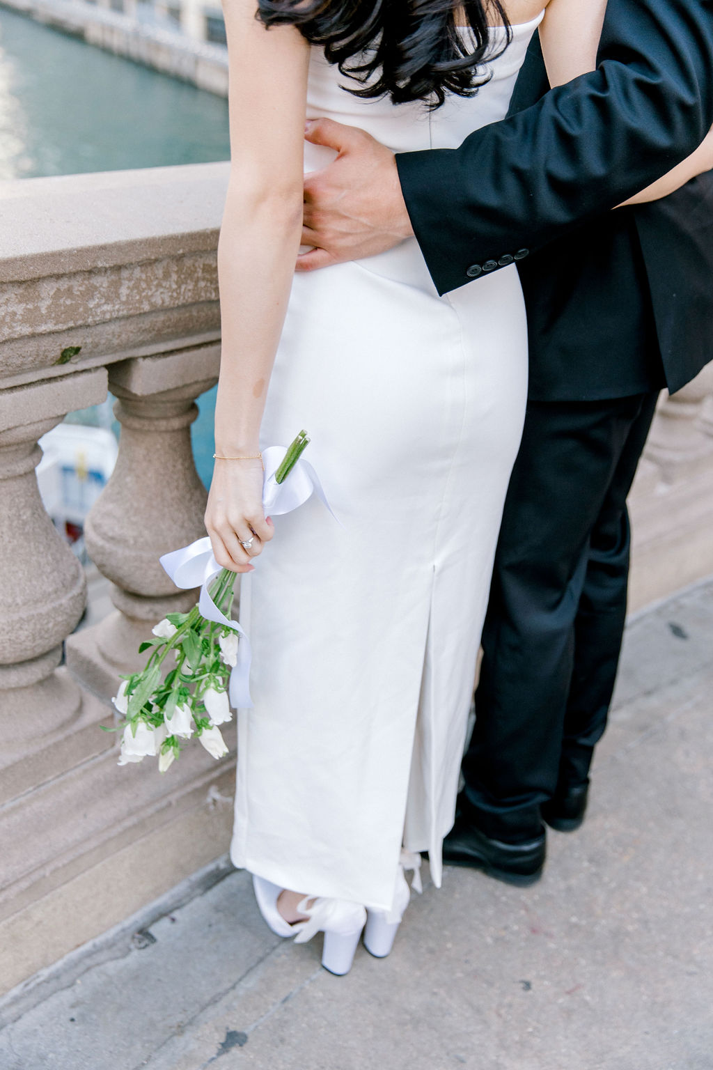 North Ave and Wrigley Building Chicago Engagement Session